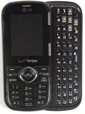 LG Cosmos ( 1st Gen ) VN250 - Black ( Verizon ) Cellular Slider ...