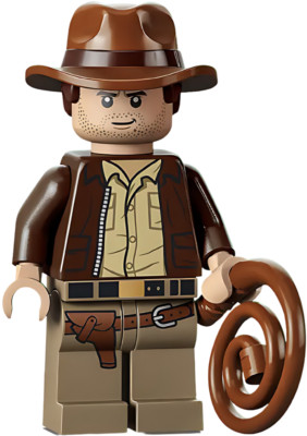 LEGO Indiana Jones With Web On Face Minifigure Indiana Jones 77015 NEW ...