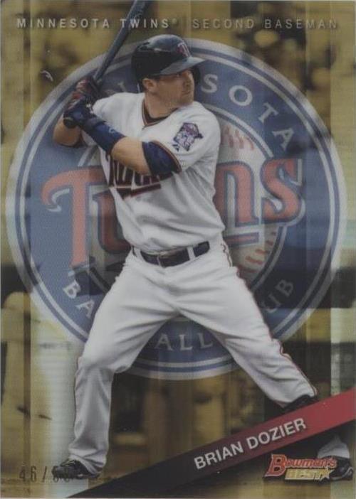 2015 Bowman's Best - Brian Dozier #38 Gold Refractor /50 for sale ...