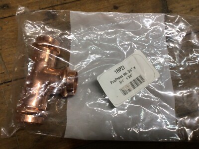 Viega 77387 Copper Tee Press x Press x Press Connection Type 3/4" x 3/4 ...