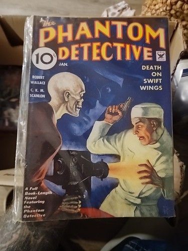 Phantom Detective Jan 1935, Adventure House Pulp reprint 2007 | eBay