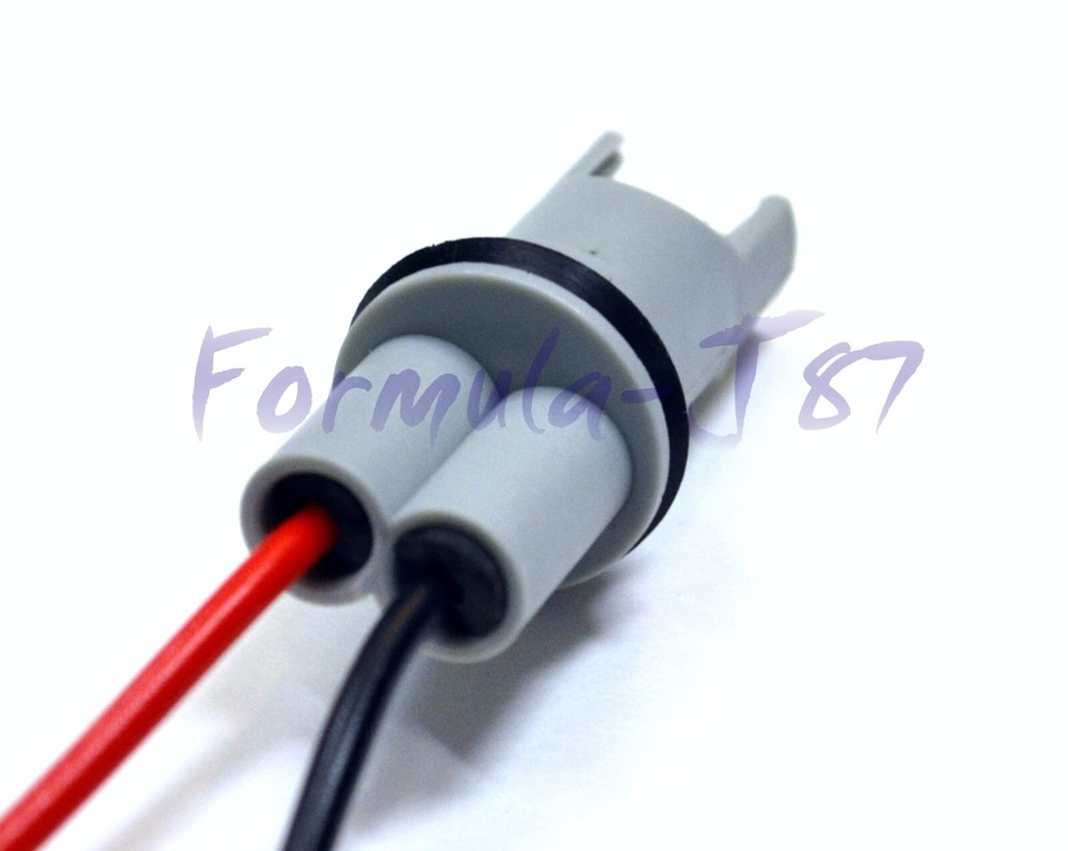 Universal Pigtail Wire Female Socket 168 T10 PGL Front Side Marker ...