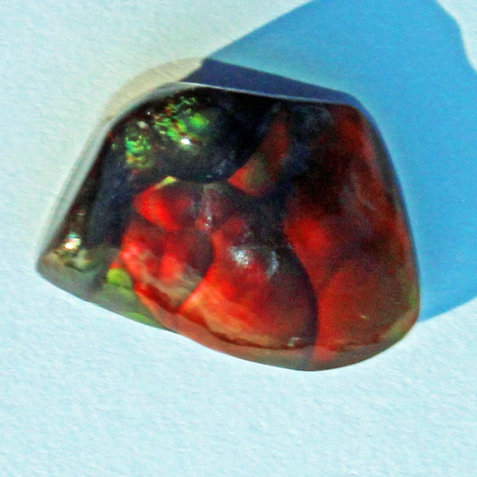 Fire Agate Gem AAA Quality from Slaughter Mountain Arizona 6.42 ct. | eBay