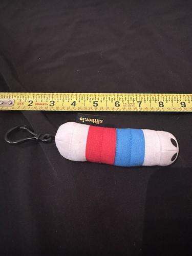 Slither.io Worm Keychain Key Ring Chain Red, White, and Blue | eBay