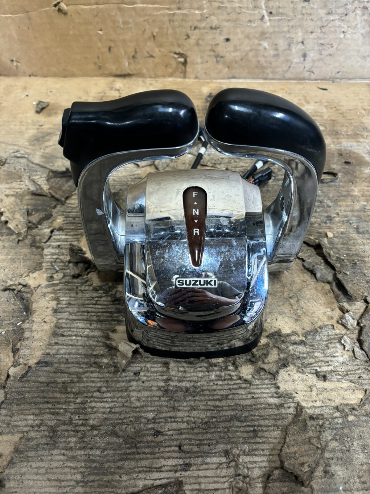 OEM SUZUKI Dual Top Mount Binnacle Remote Control Box Fly By Wire 67200 ...