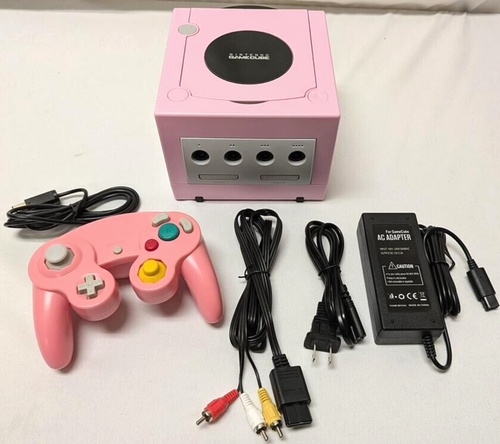 Nintendo GameCube PINK Housing Case - Gaming Console DOL-001 System ...