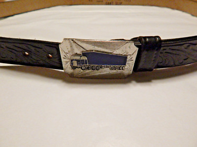 60's Hook Fast Buckle Trucking Semi Can't Slip Belt | eBay