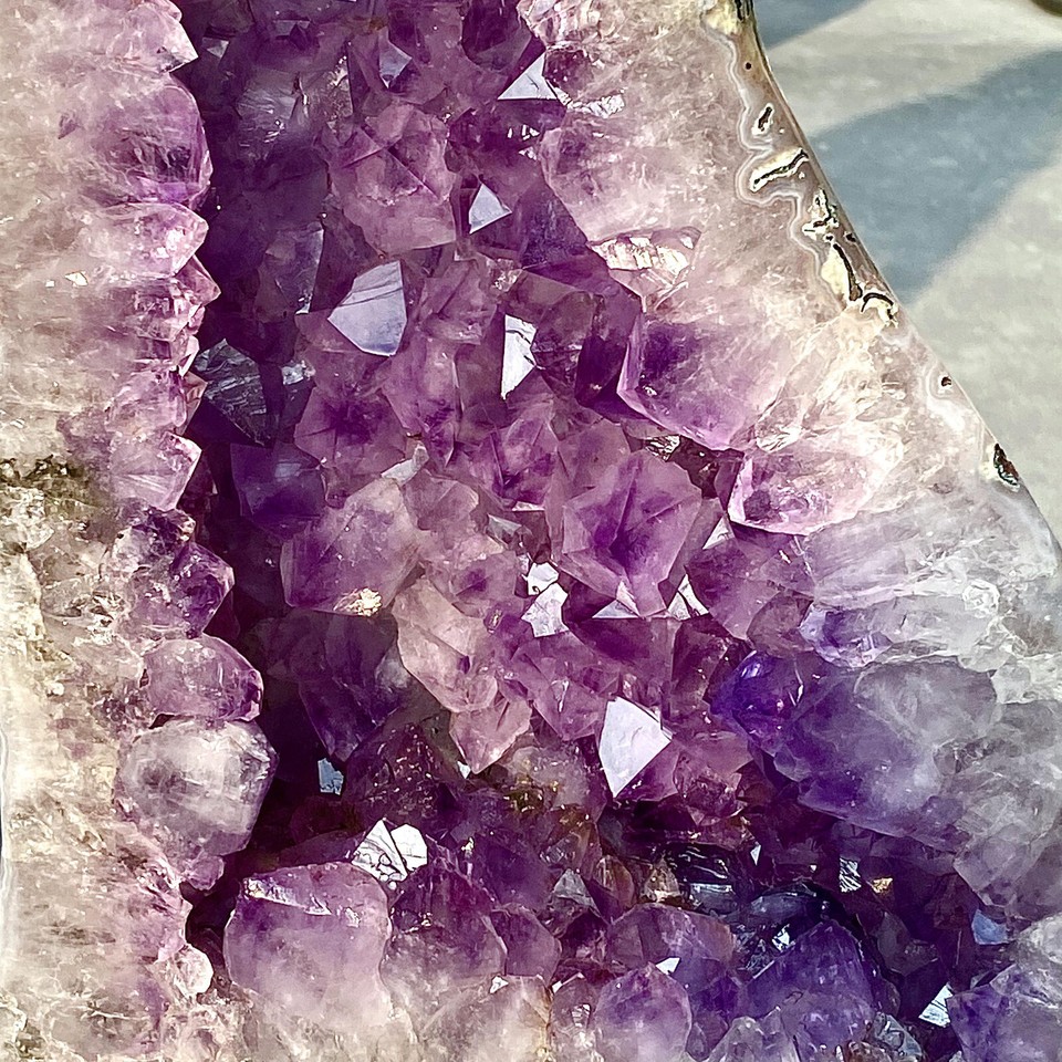 35.2LB natura Brazilian Amethyst Crystal Cave Stone Cluster Quartz ...