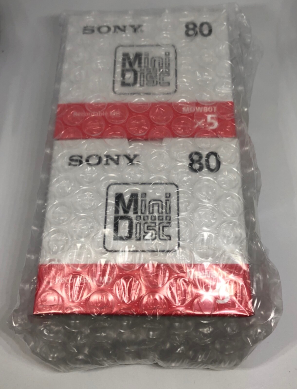 Sony MD Blank Minidisc 80 Minutes Recordable MD MDW80T 10 disk set | eBay