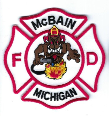 *RARE CURRENT ISSUE* McBain (Missaukee County) MI Michigan Fire Dept ...