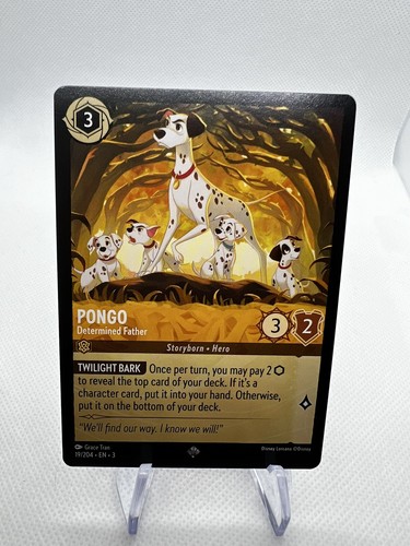Pongo 19/204 Non-Foil Disney Lorcana Inklands NM | eBay