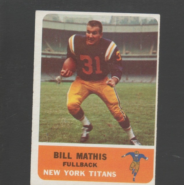 1962 Fleer - #62 Bill Mathis for sale online | eBay