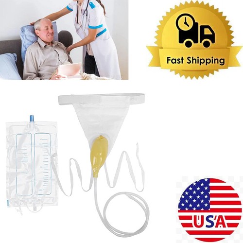 US Urine catcher For incontinent Men urinary catheter Male urine bag ...
