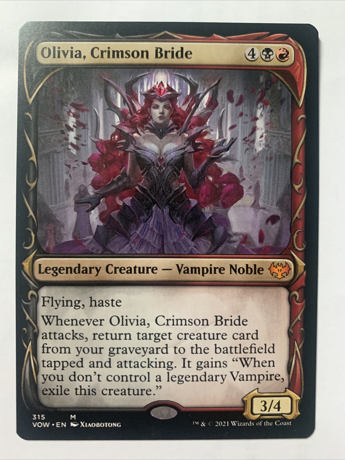 MTG Olivia, Crimson Bride *SHOWCASE* Crimson Vow 315 NM Mythic | eBay