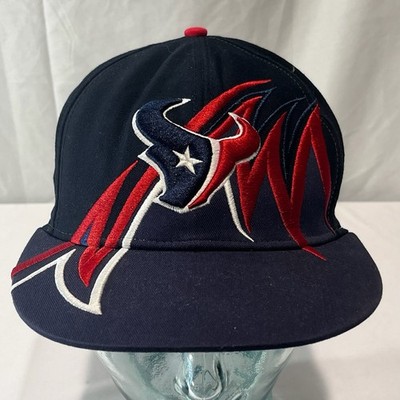 Houston Texans NFL Team Apparel Baseball Cap Black w Blue/Red/White ...