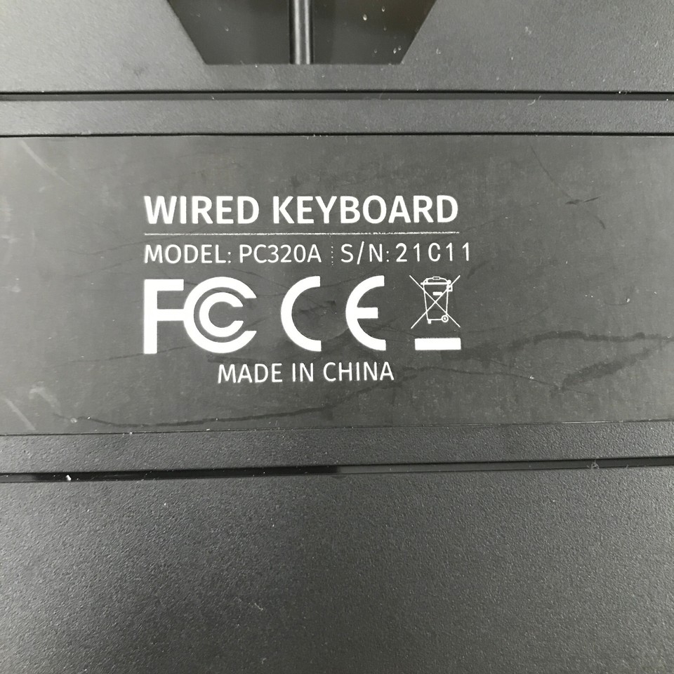 Wired Gaming Keyboard Vic Tsing Victsing Tested Working Blue Switch ...