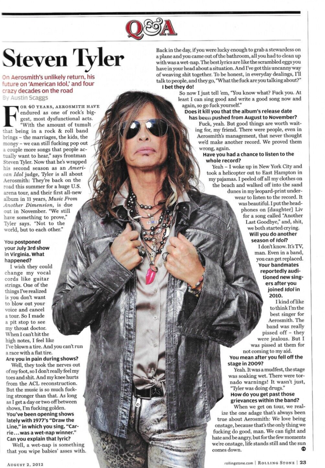Rolling Stone Magazine Justin Bieber Climate Change Batman Steven Tyler ...