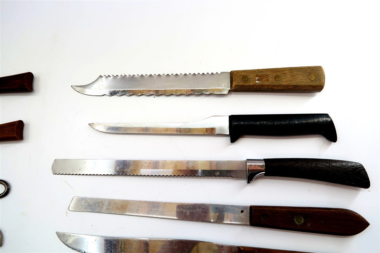 Lot of 21 Vintage Unique Kitchen Knives Knifes ~ Bread, Cheese ...