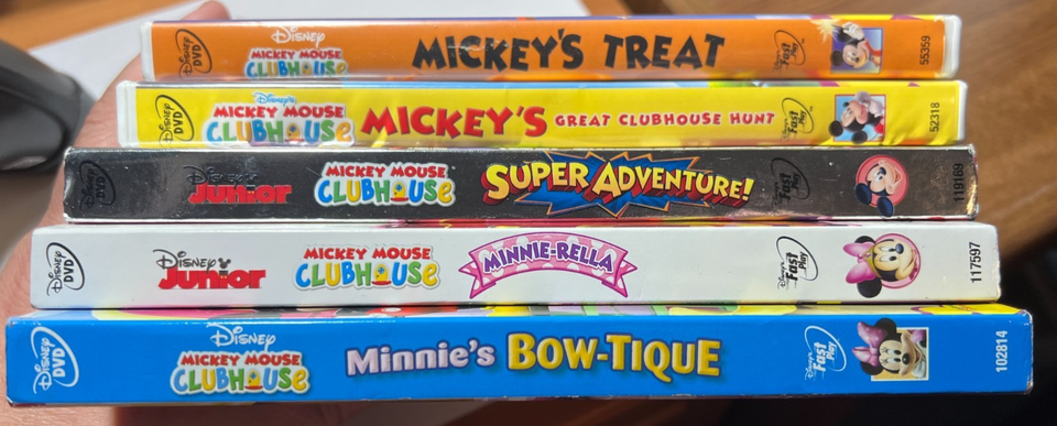 Mickey Mouse Clubhouse Bundle - 5 DVDs - Super Adventure, Mickey's ...