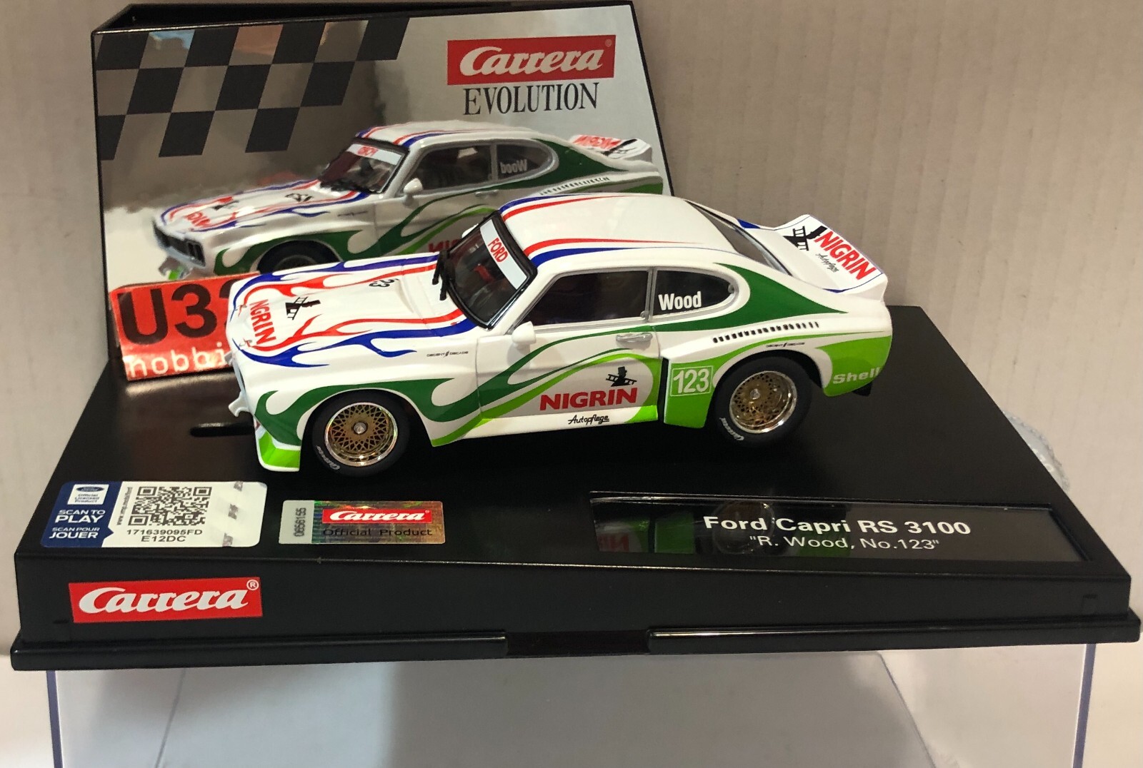 Carrera Evolution 27659 Ford Capri Rs 3100 #123 Nigrin Wood | eBay