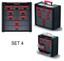 Parts Storage Organiser with Drawers Compartment Cabinet Screws Carry ...