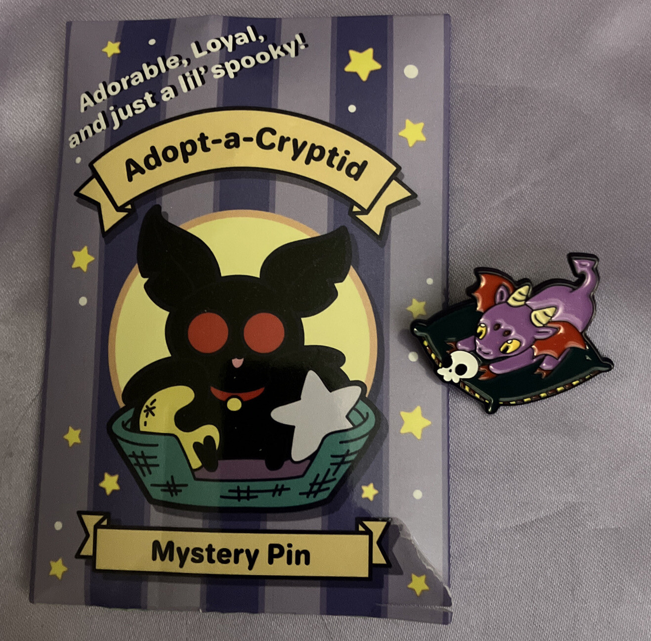 Jersey Devil Adopt a Cryptid Mystery Blind Enamel Dragon Pin NEW | eBay