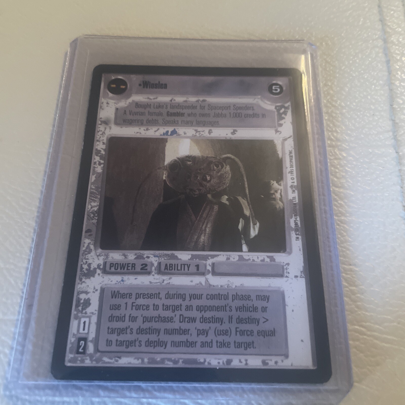 SWCCG: Wioslea SW Star Wars CCG Decipher Never Played | eBay