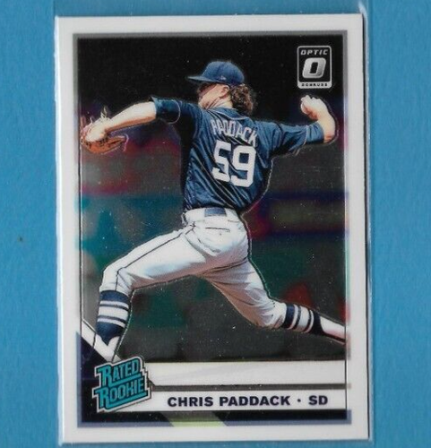 2020 Panini Donruss Optic Rated Rookie Chris Paddack #88 San Diego ...