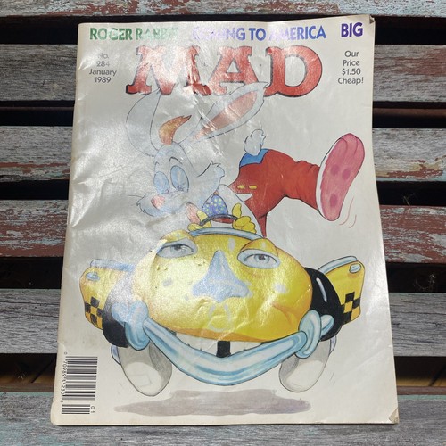 MAD Magazine #284 January 1989 - Roger Rabbit, Coming to America, Big ...