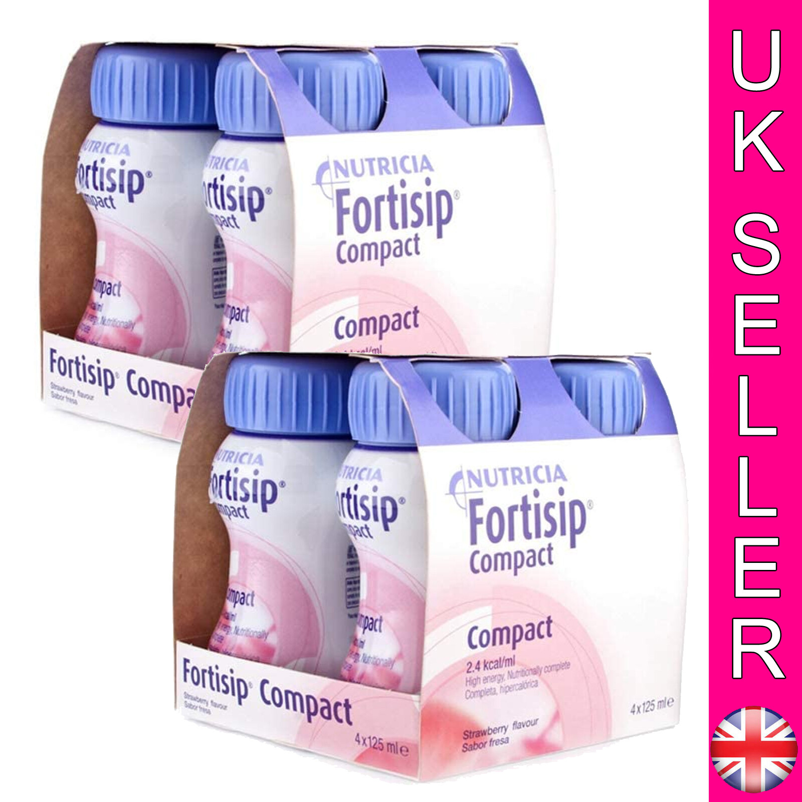 Fortisip Compact 300kcal 125ml Factory Sealed High Protein 12g per ...