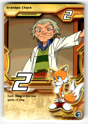 Sonic X Grandpa Chuck 2006 Sonic X Trading Card Game 2 | eBay