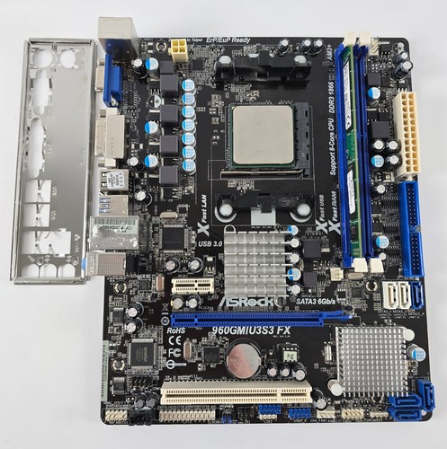 AMD FX 4300 + ASRock 960GM/U3S3 FX + 8GB DDR3 | eBay.de