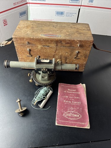 Sears Craftsman 789.46010 Antique Farm Level Transient Surveyor's With ...