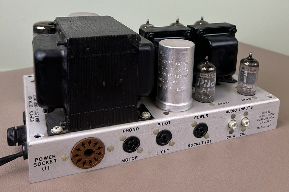 PILOT 505 TUBE AMPLIFIER FOR RESTORATION | eBay