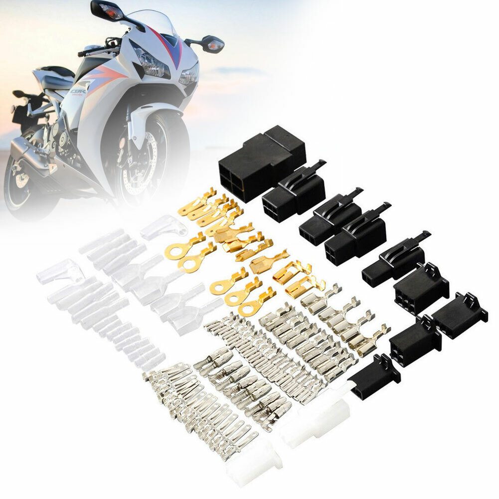 Motorcycle Electrical Wiring Harness Repair Kit Loom Plug Bullet ...