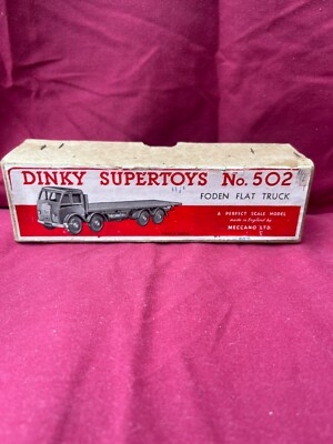 Dinky Toys 502 Foden Flat Truck (box only) | eBay UK