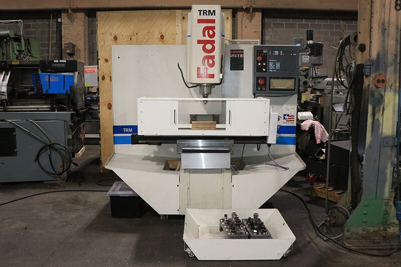 30" X 5HP Spdl Fadal TRM CNC VERTICAL MILL, Fadal Control, 3-AXIS ...