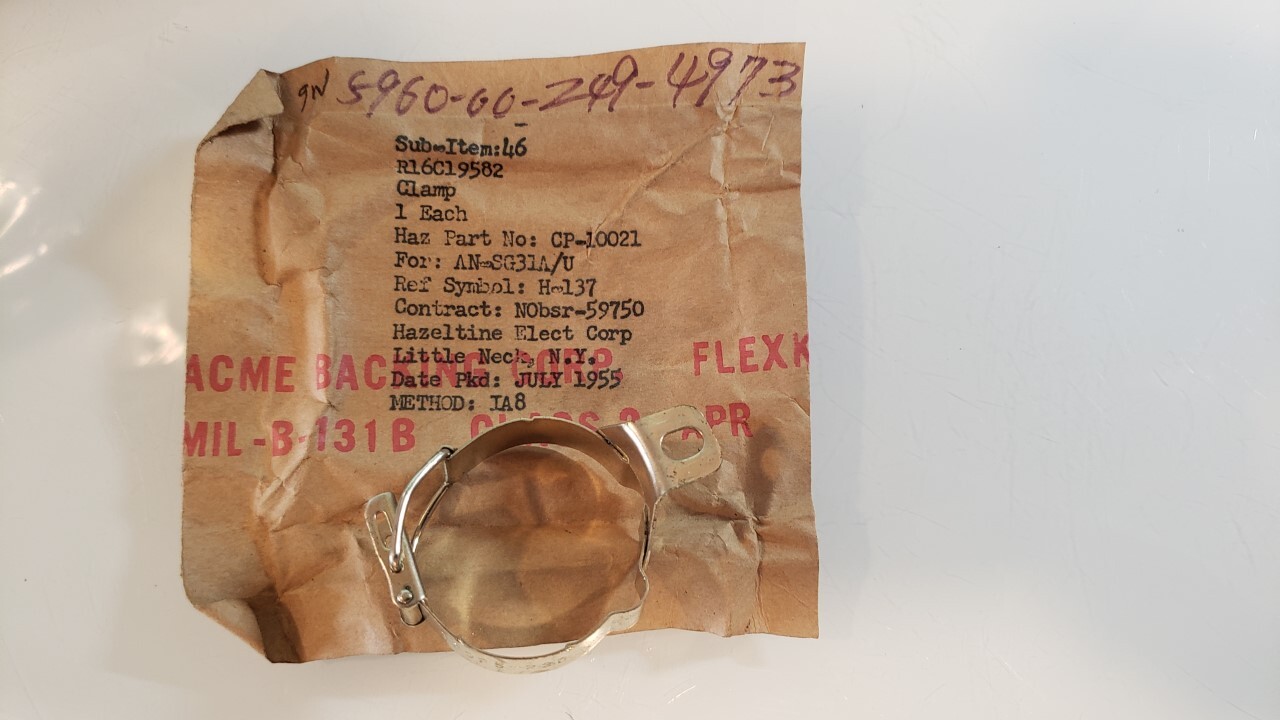 BAE SYSTEMS / INTERPLEX NASCAL CLAMP RETAINER CP10021A 120F5-23D | eBay