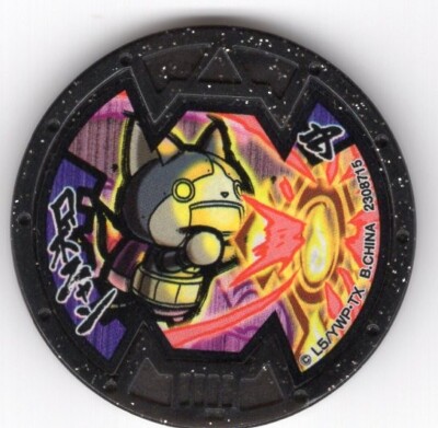 Yo-Kai Watch Medal - Robonyan - Bandai Japanese Busters Black YoKai | eBay