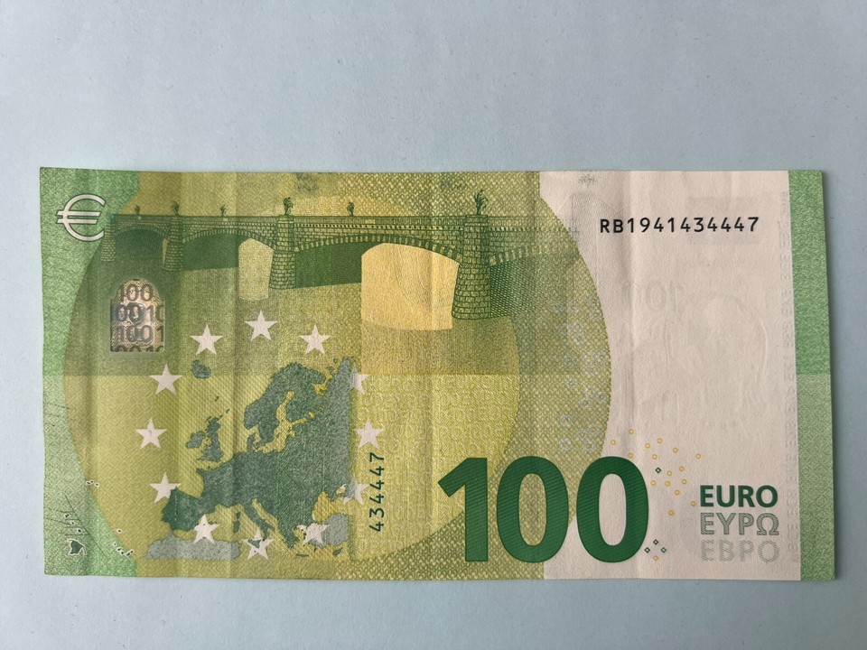 100 Euro banknote 2019 R series (Germany) Circulated good condition | eBay