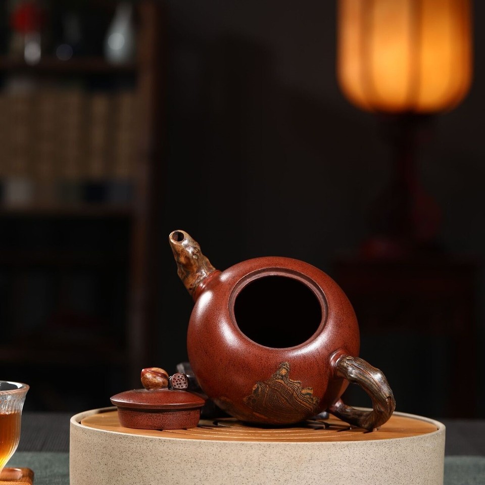 Original Ore Real Yixing Zisha Qingshui Clay Tea Pot Marked Handmade ...