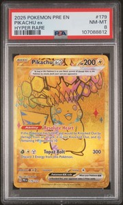 Pikachu ex 2025 Scarlet & Violet: Prismatic Evolutions #179/131 Hyper ...