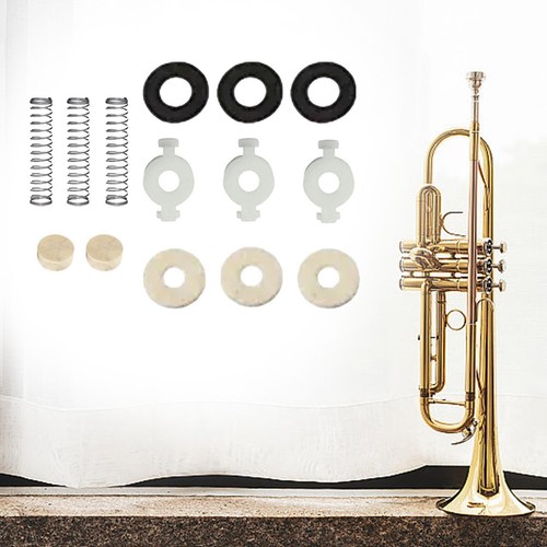 Trumpet Repair Kits Trumpet Valve Spring Felt Washers Cork Pad Set ...