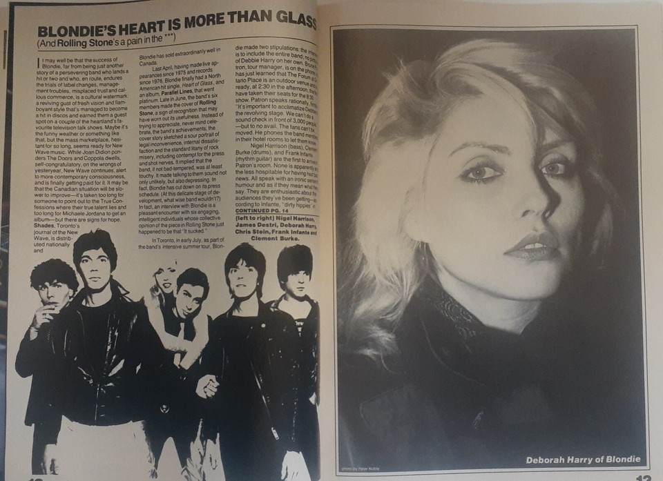 The New Music Blondie Ramones Jethro Tull Squeeze Rachel Sweet Lene ...