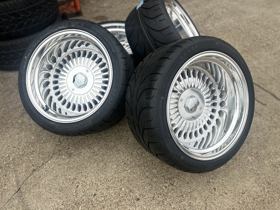 18x11 RIMS TIRE WHEELS ESKO 5.0 POLISH 5X127 FOR GMC CHEVY C10 W ...