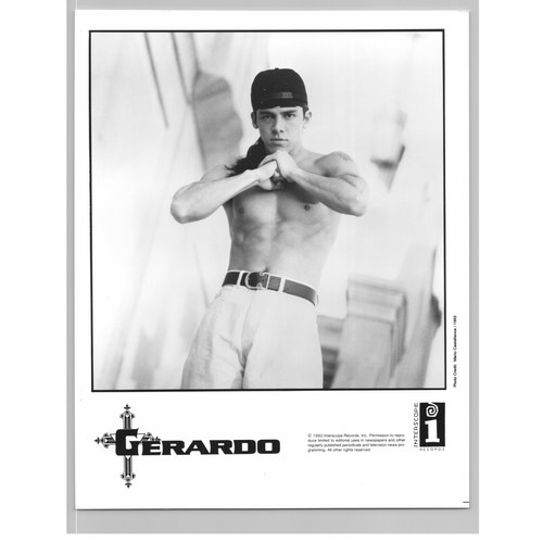 Gerardo Mejia Locking Rapper Singer Actor Pastor 1990 Glossy Music ...