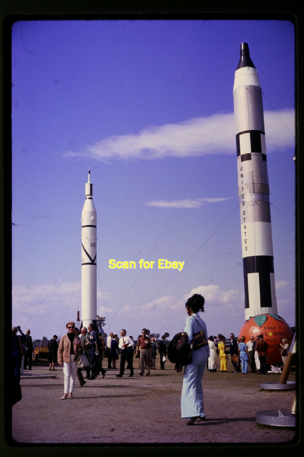 Women & NASA Rockets in Florida in 1971, Kodachrome Slide aa 12-11a | eBay