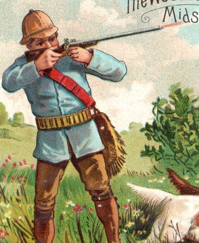 1880s-90s Woolson Spice Co. Lion Coffee Mocha Java Rio Bird Hunting ...