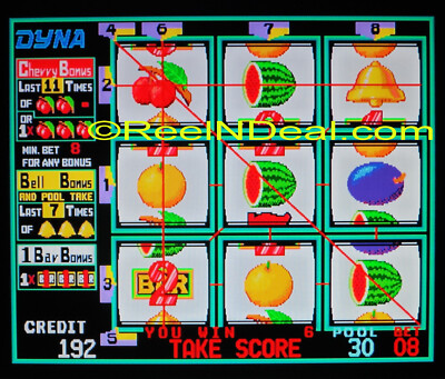 Original Cherry Master 8-Liner Slot Machine PCB Game Board Fruit POG ...