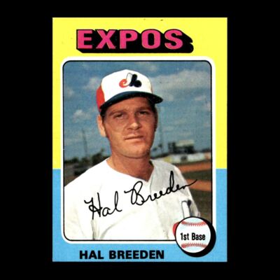 Hal Breeden 1975 Topps Montreal Expos #341 GM R305 | eBay
